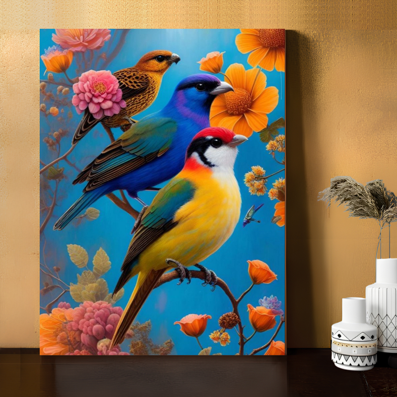 Jual Poster Gambar Burung Hiasan Dinding Bahan Papan MDF Gb2 | Shopee ...