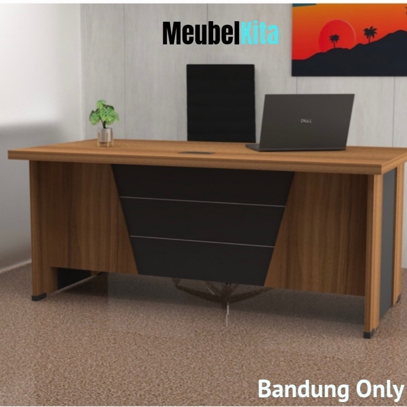 Jual Meja Kantor Meja Direktur Meja Tulis 180 cm Meja Kerja | Shopee ...