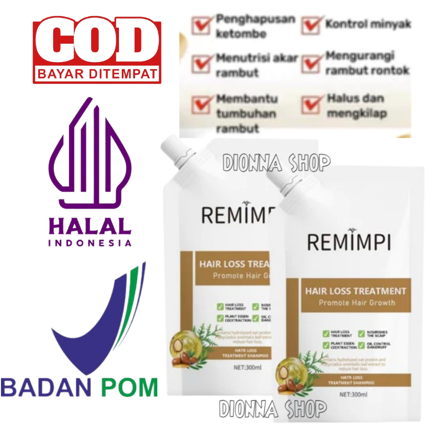 Jual remimpi hair loss treatment anti rontok bebas ketombe penumbuh ...