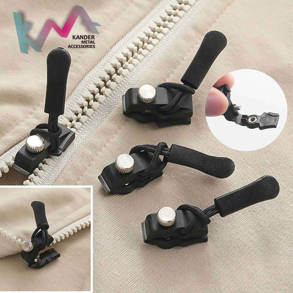 Jual KANDER Zipper Puller Lock Repair Pengganti Kepala Resleting Rusak ...