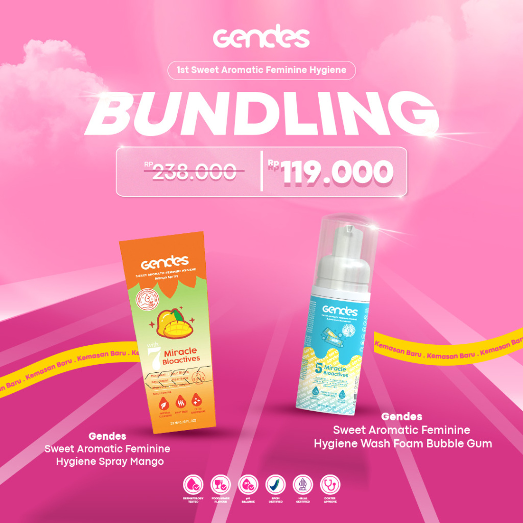 Jual { DISKON UP TO 70% KHUSUS LIVE } Gendes Paket Promo Bundling ...