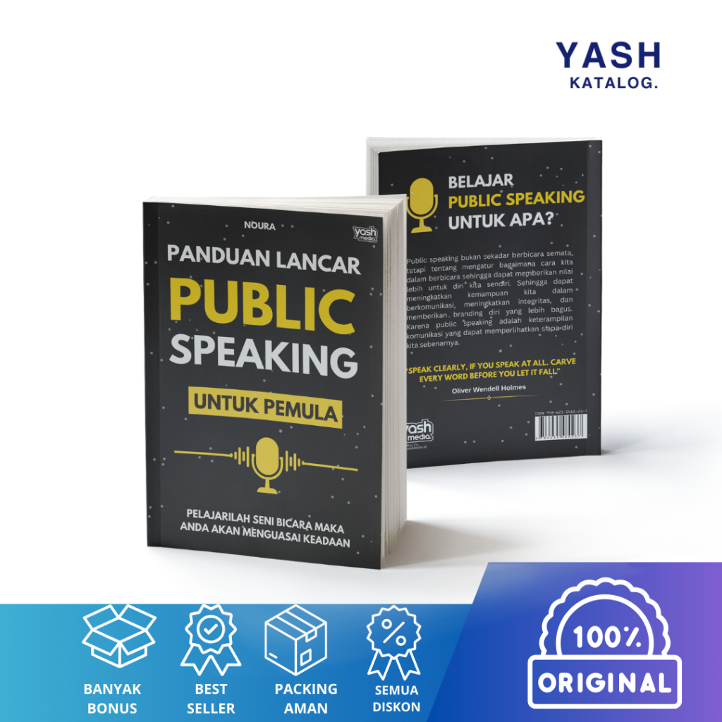 Jual Panduan Lancar Public Speaking Untuk Pemula - Yash Media | Shopee Indonesia