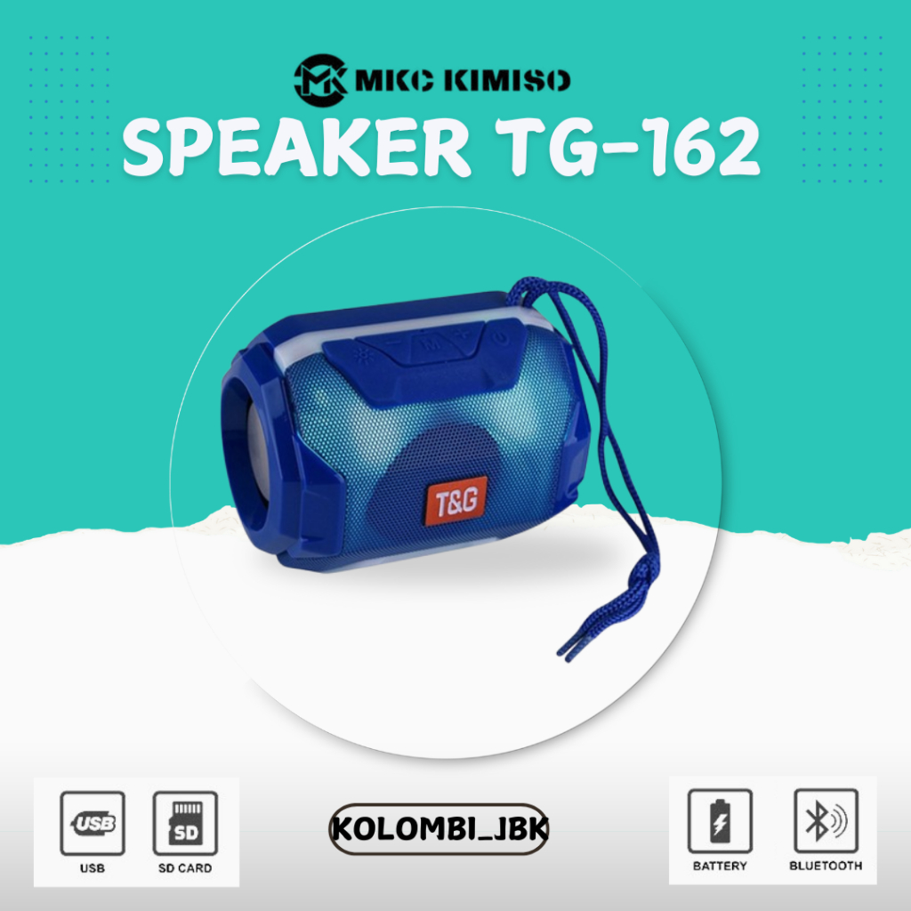 Jual SPEAKER MKC JBK TG-162 WIRELESS BLUETOOTH PORTABLE MP3 FULL BASS | Shopee Indonesia