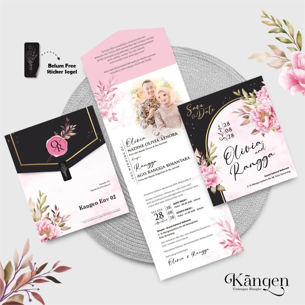 Jual Blangko Undangan Kangen Env 02 | Blangko Undangan | Undangan Murah ...