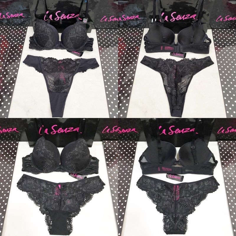 Jual Lasenza La Senza Beyond Sexy Bra Push Up Gel Level 3 Black 34C 34D ...