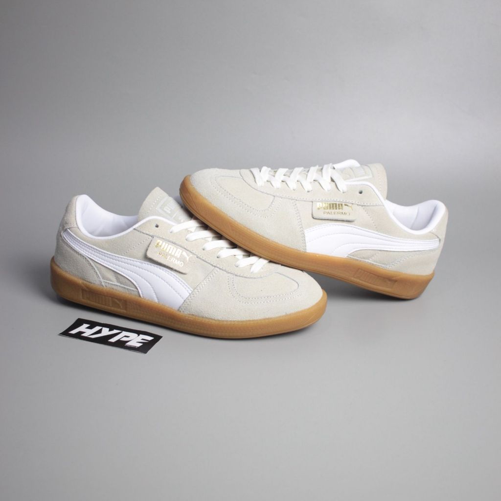 Jual Sepatu P*ma Palermo Suede Beige Gum Murah | Shopee Indonesia