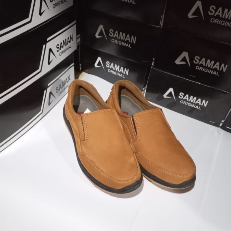 Jual sepatu casual kulit asli bisa buat nyantai dan formal | Shopee ...