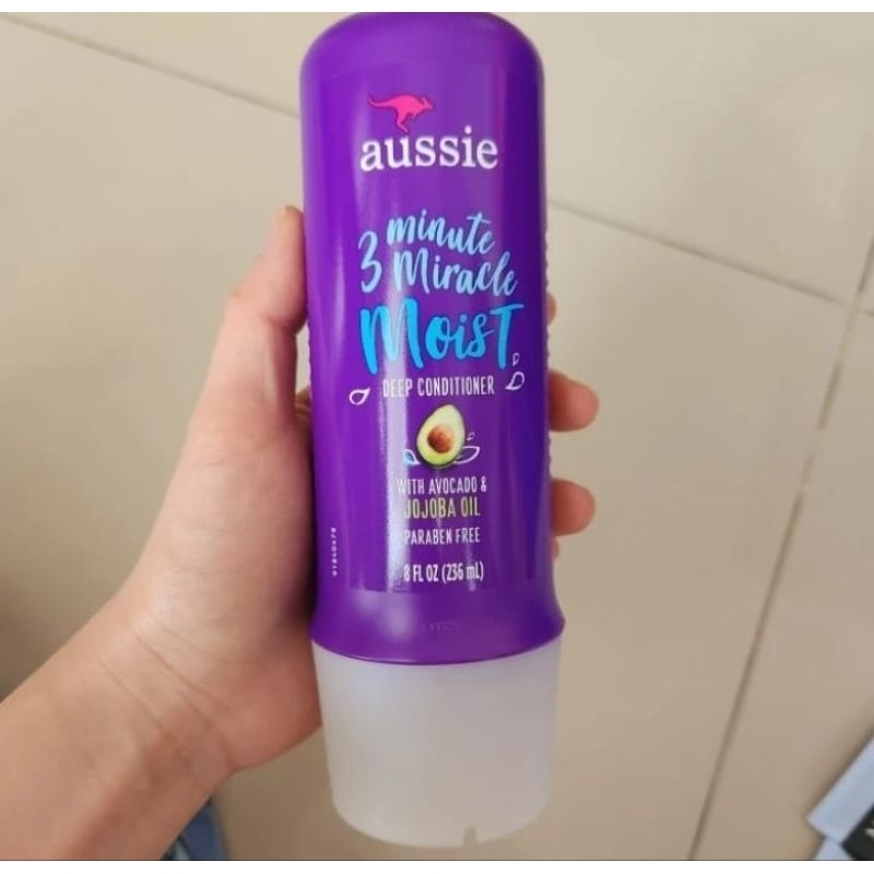Jual Aussie Miracle Moist 3 Minute Miracle Conditioner Avocado & Jojoba ...