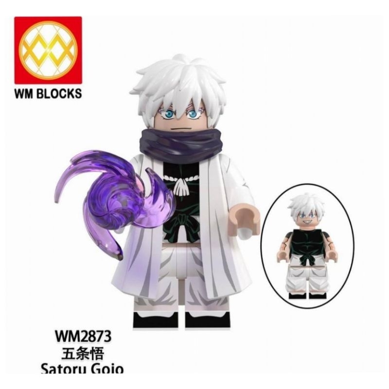 Jual Mini Action Figure Gojo Satoru Anime Jujutsu Kaisen Brick Mainan ...