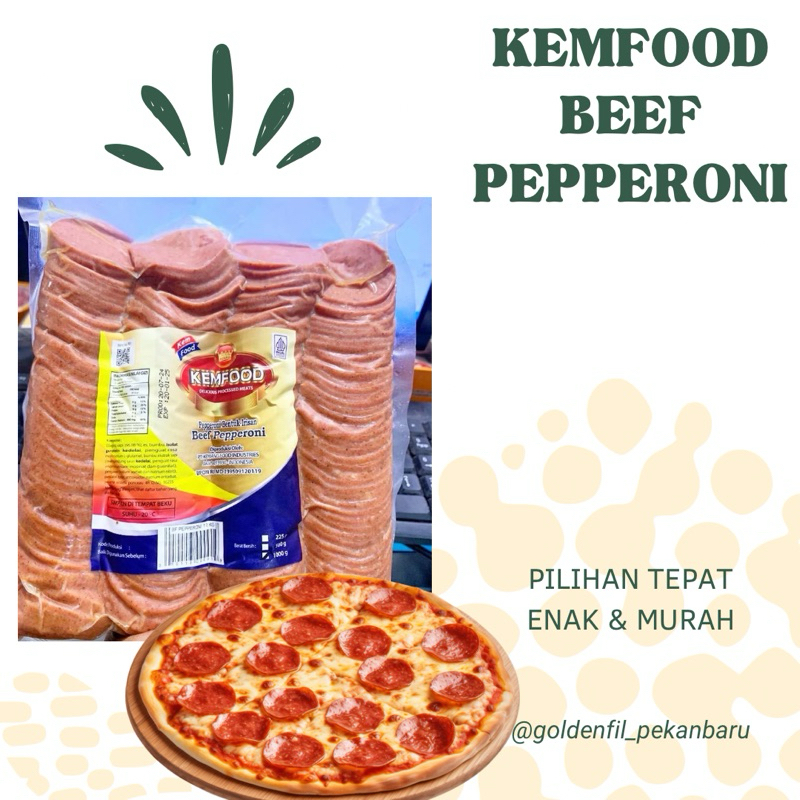 Jual Kemfood pepperoni 500g - 1kg | Shopee Indonesia