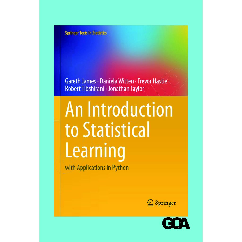 Jual An Introduction to Statistical Learning: with Applications in Python | Shopee Indonesia