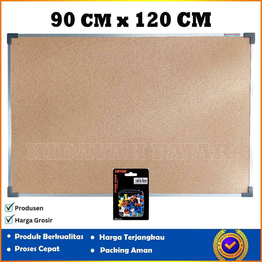 Jual Softboard - Pin Board - Cork Board - Papan Pengumuman - Papan ...