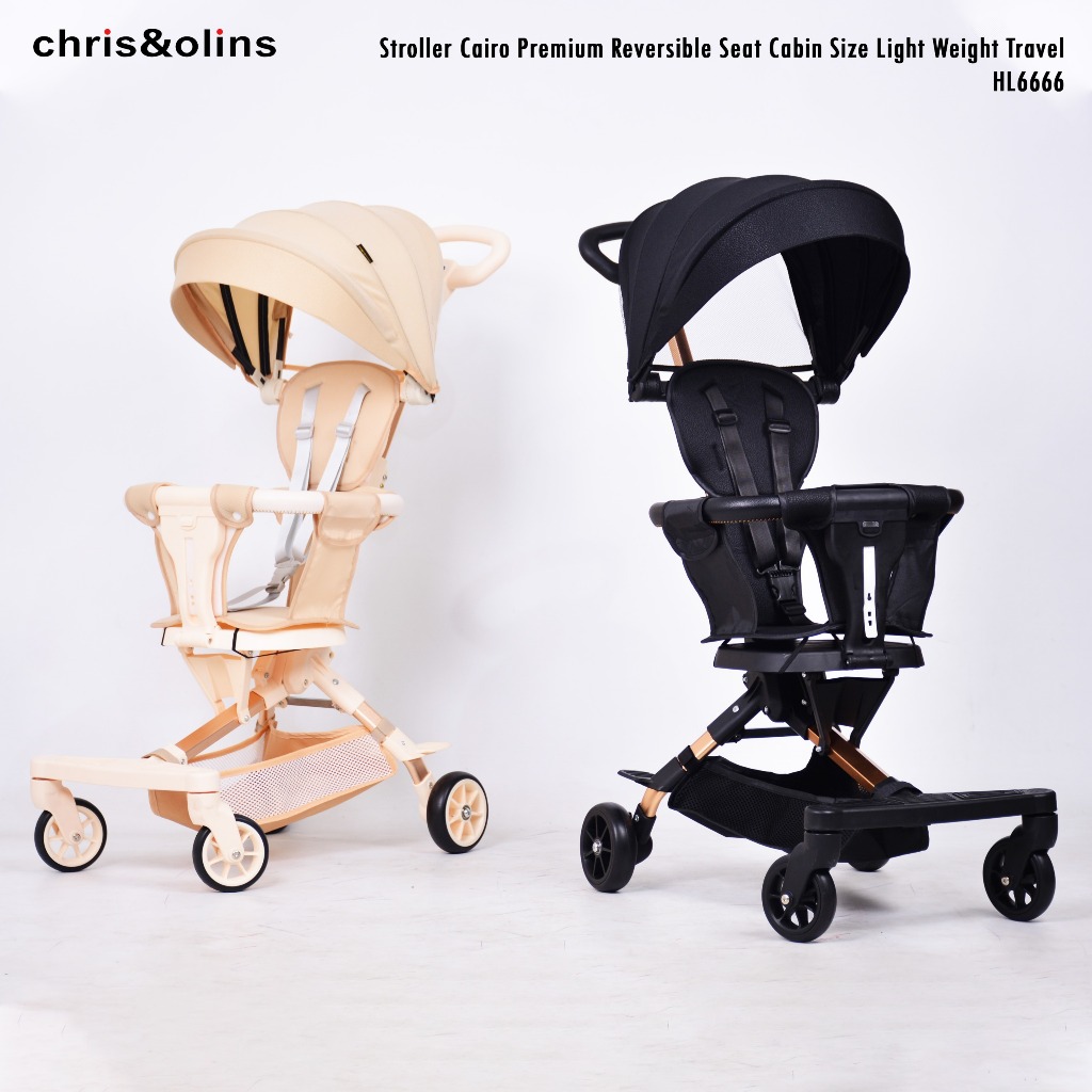 Jual ChrisOlins HL6666 Stroller Cairo Premium Reversible Seat Cabin ...