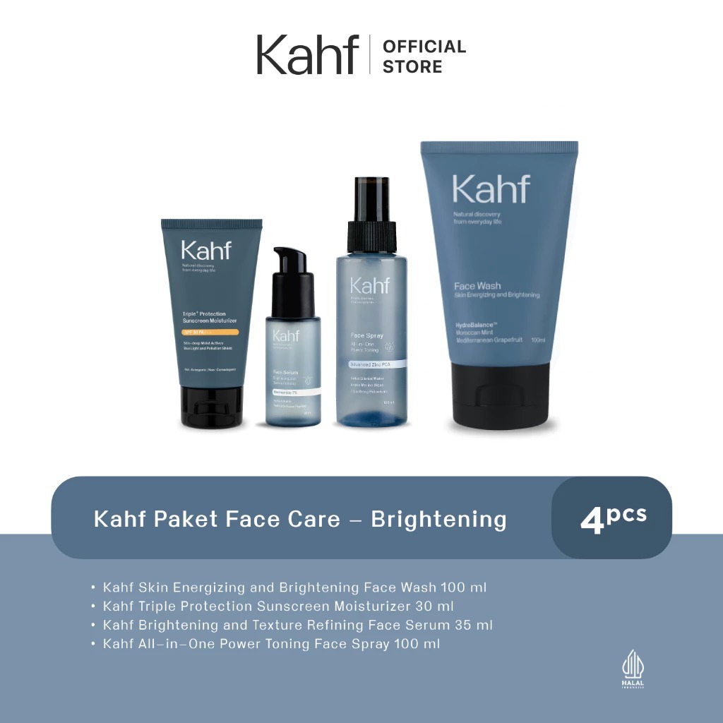 Jual Kahf Advance Face Care Full Set Bundling | Shopee Indonesia