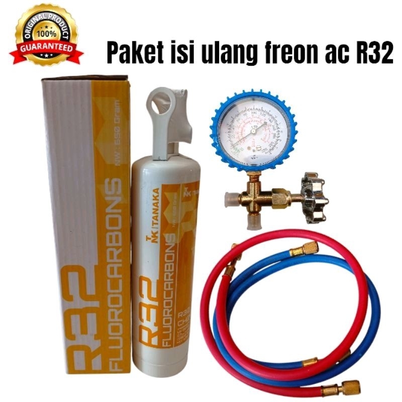 Jual paket lengkap isi freon ac rumah freon r32 | Shopee Indonesia