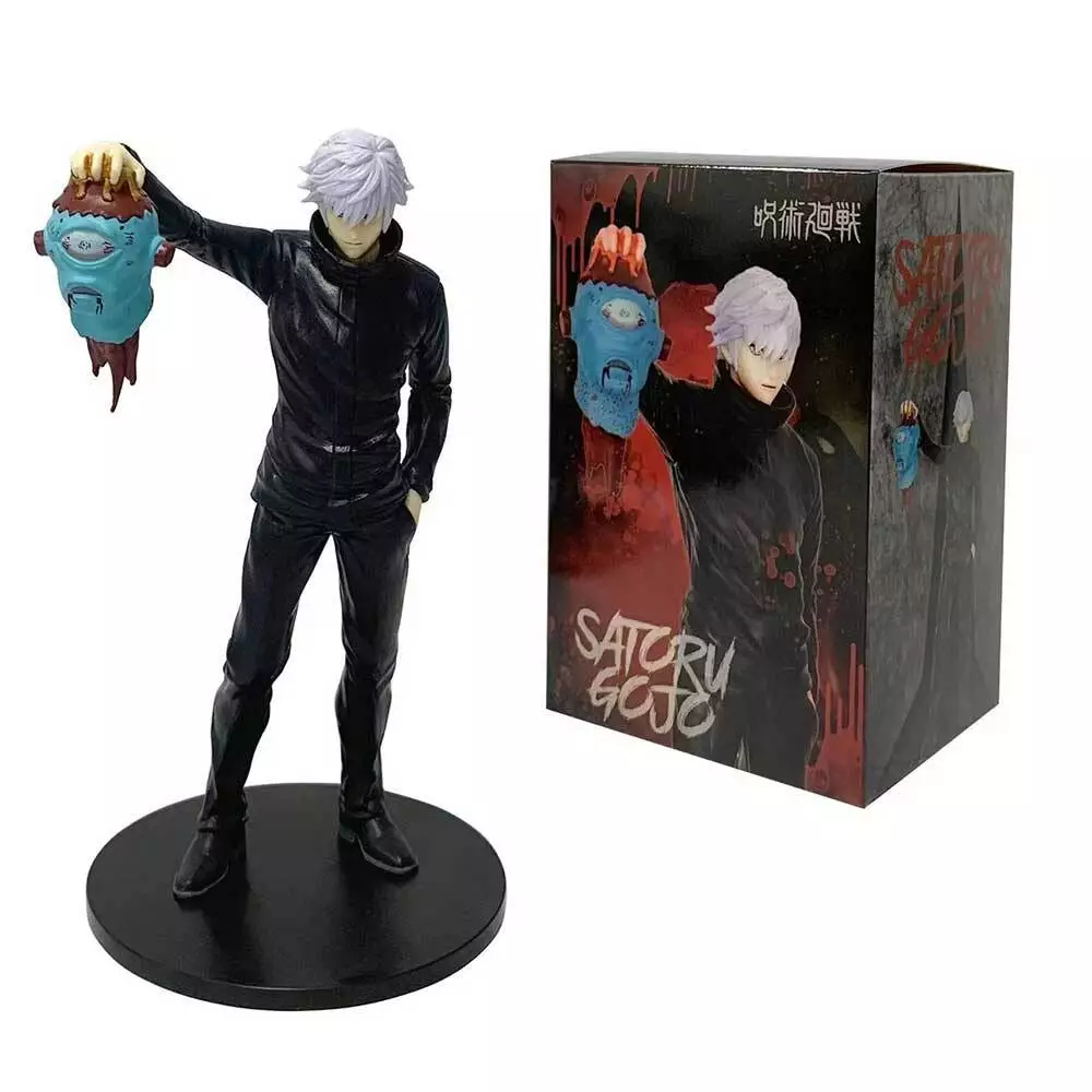 Jual action figure jujutsu kaisen gojo dan kepala jogo | Shopee Indonesia