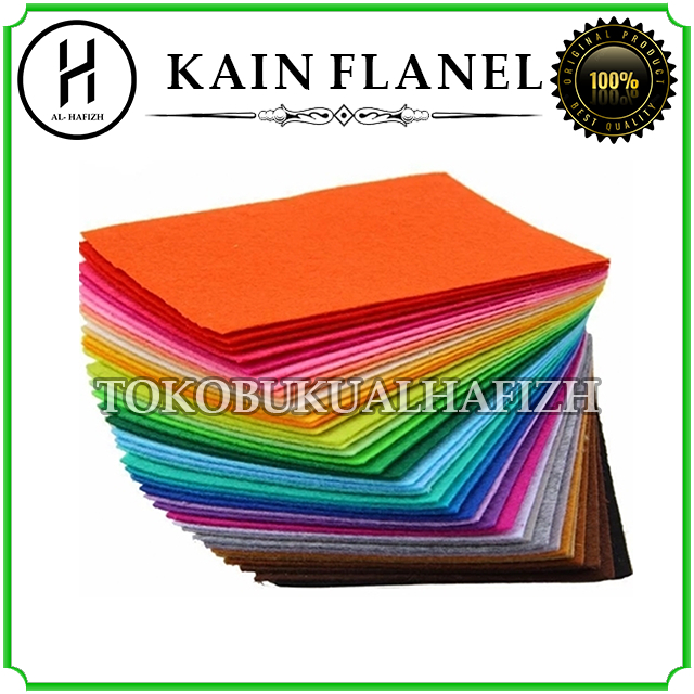 Jual Kain Flanel Premium Potongan Per Lembar Ukuran 25 x 25 cm/ Kain ...