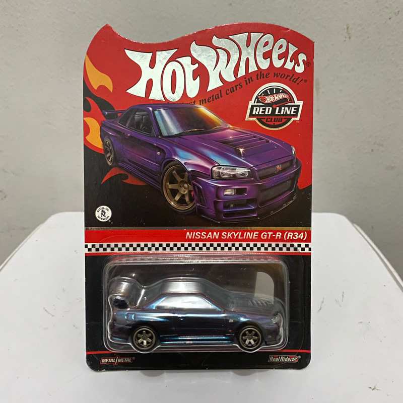 Jual Hot Wheels Premium RLC Exclusive Nissan Skyline GT-R R34 Purple ...