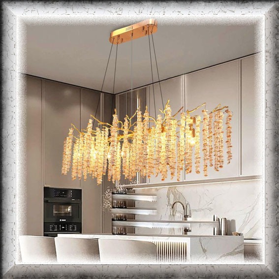 Jual Lampu hias gantung ranting pohon meja makan ISLAND MODERN SAKURA ...