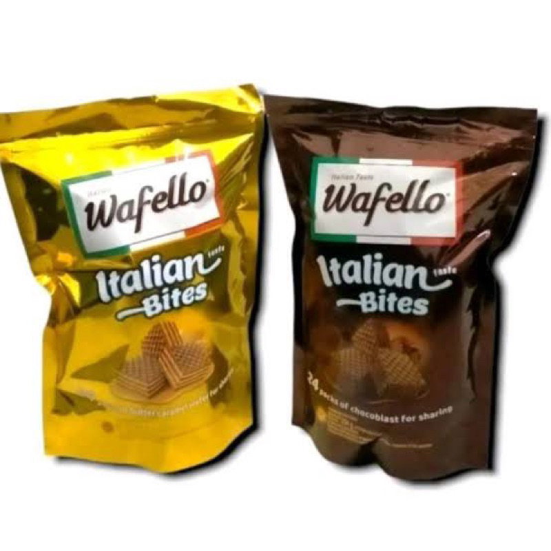 Jual wafello wafer cokelat pouch 95g - wafello wafer caramel - wafello ...