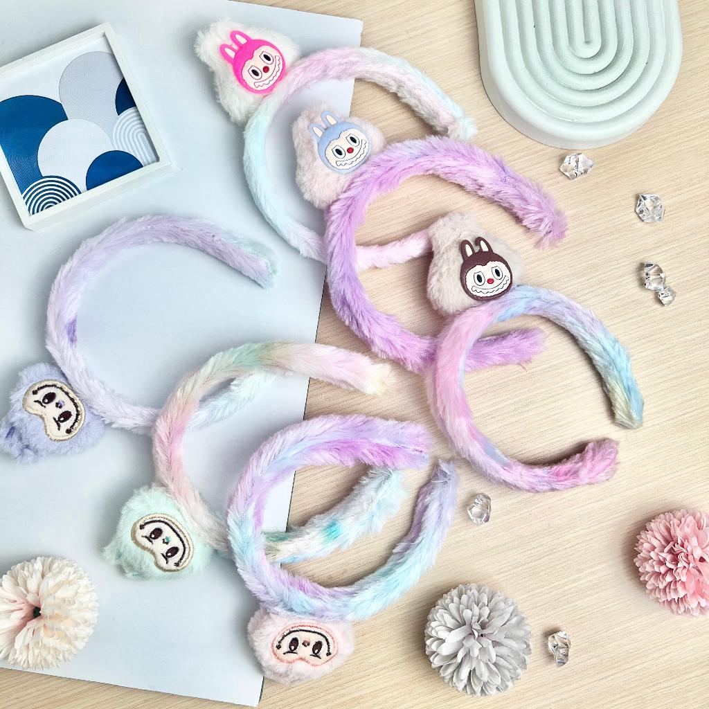 Jual MJ - bando labubu rainbow premium kepala, bando viral labubu ...