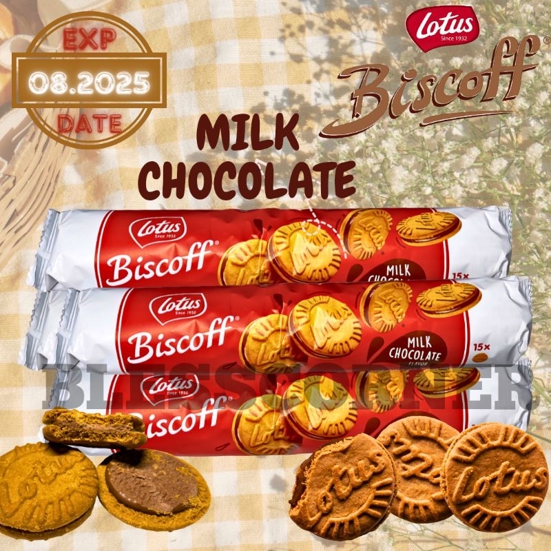 Jual Biskuit Lotus Biscoff Milk Chocolate 150Gr Lotus Biscoff Biscuit ...
