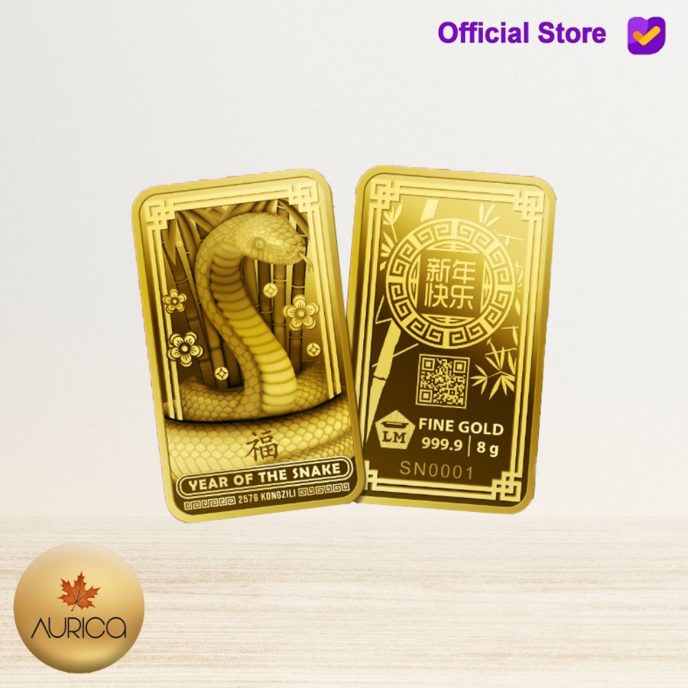 Jual Logam Mulia Antam Press ( LM ) Edisi Imlek Series Ular - 8GR ...