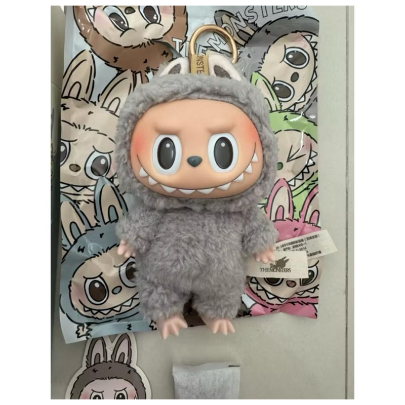 Jual pop mart labubu v1 sesame bean gray abu abu the monsters ready bkk ...