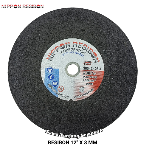 Jual RESIBON POTONG 12" X 3 MM / MATA BATU GURINDA NIPPON RESIBON 12X3 ...