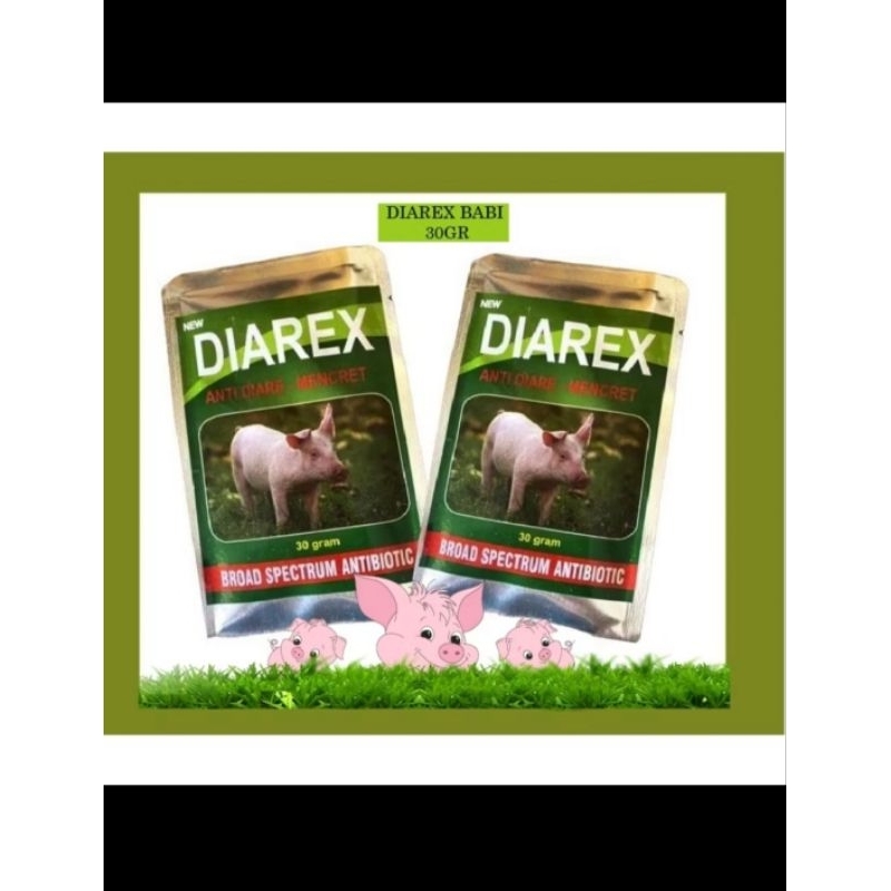 Jual DIAREX BABI 30GR OBAT ANTI DIARE DAN MENCRET UNTUK BABI | Shopee ...