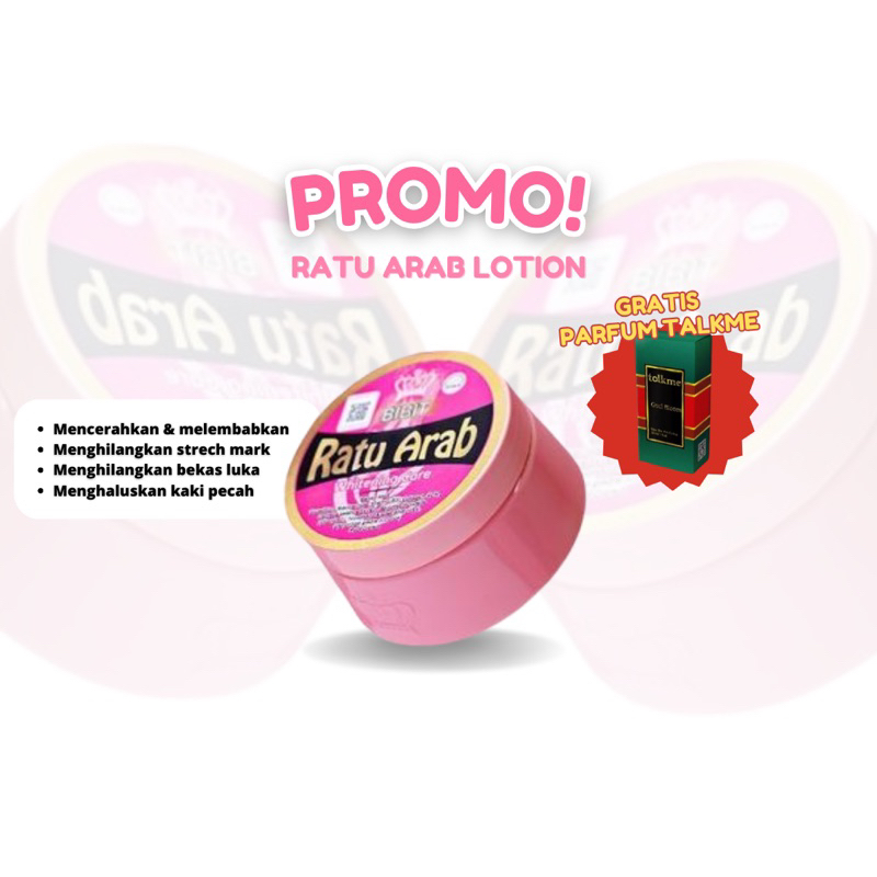 Jual RATU ARAB BODY LOTION WHITENING CARE 250g NEW! | Shopee Indonesia