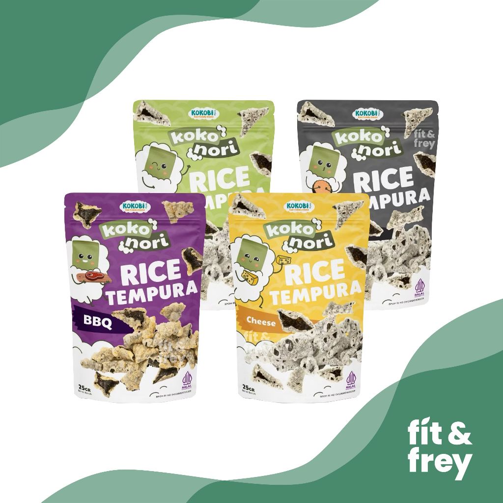 Jual KOKOBI Koko Nori Rice Tempura 25g - Snack Rumput Laut - Cemilan ...