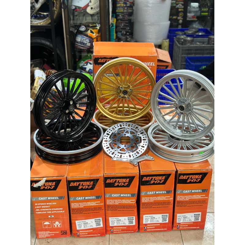 Jual VELG DAYTONA PALANG 20 DASH WHEEL CAST BEAT SCOOPY VARIO 110 125 ...