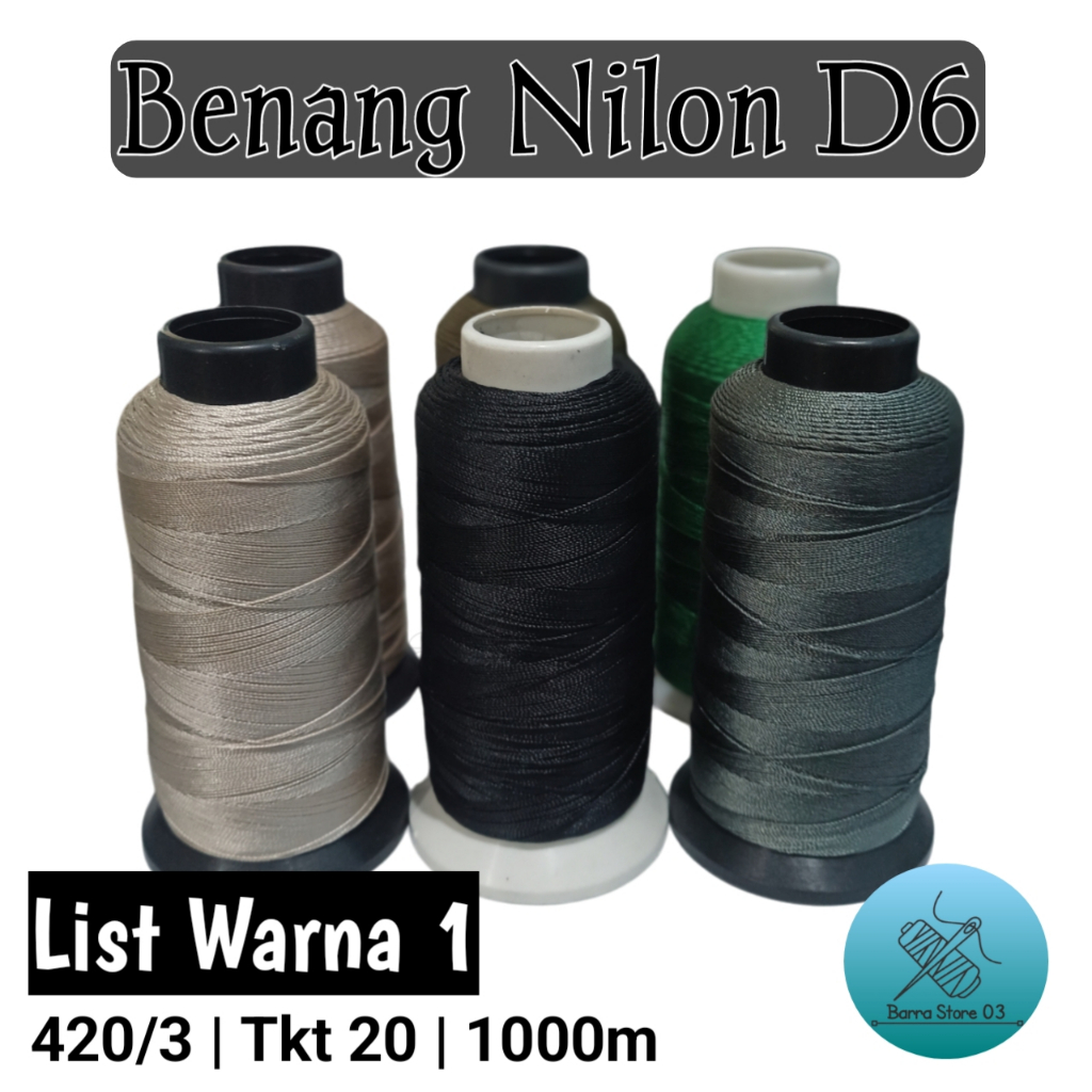 Jual Benang Nilon D6 | 420/3 | Tkt 20 | 1000m | Shopee Indonesia