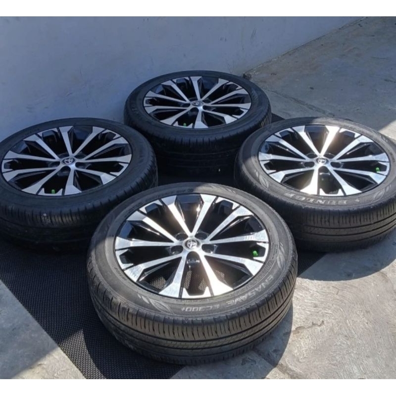 Jual Velg oem All new Veloz avanza R17 5x100+Ban seken | Shopee Indonesia