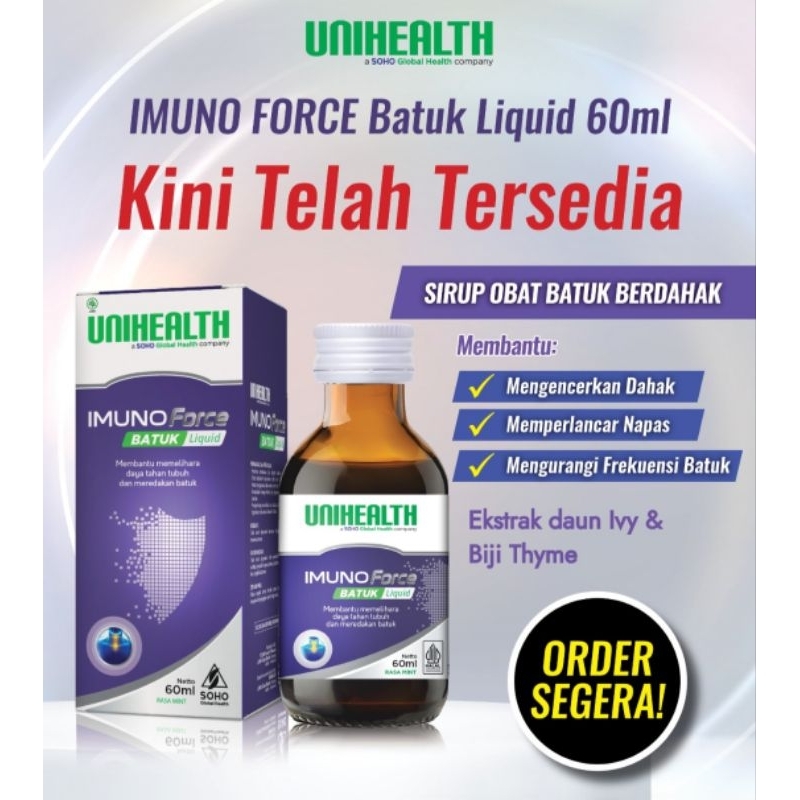 Jual Imuno Force Obat Batuk Liquid Membantu Meredakan Batuk Berdahak ...