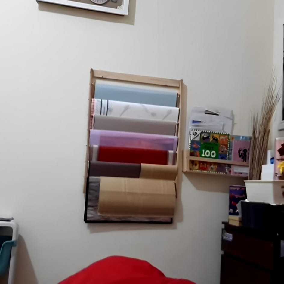 Jual Rak Cleophane / Rak kertas wrapping / rak kertas kado / rak ...