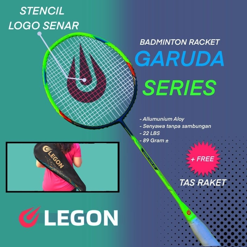 Jual Legon Raket Badminton Garuda Series Set Lengkap Tas Shuttlecock ...