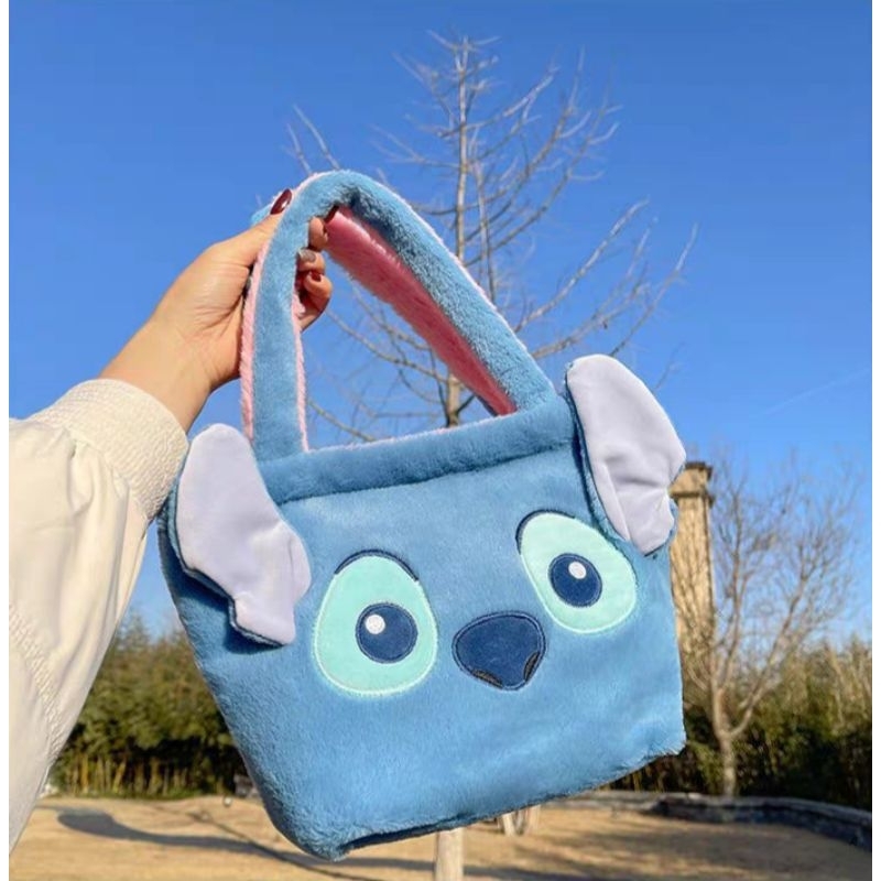 Jual Tas Disney Stitch bahu lilostitch face blue | Shopee Indonesia