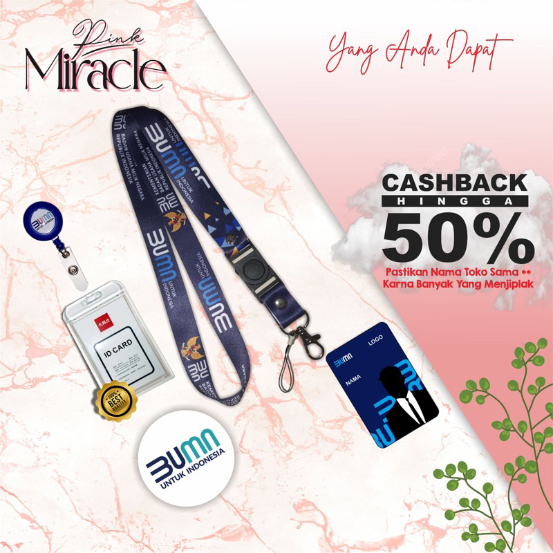 Jual Tali Lanyard GARUDA biru BUMN / Tali Idcard GARUDA biru bumn ...