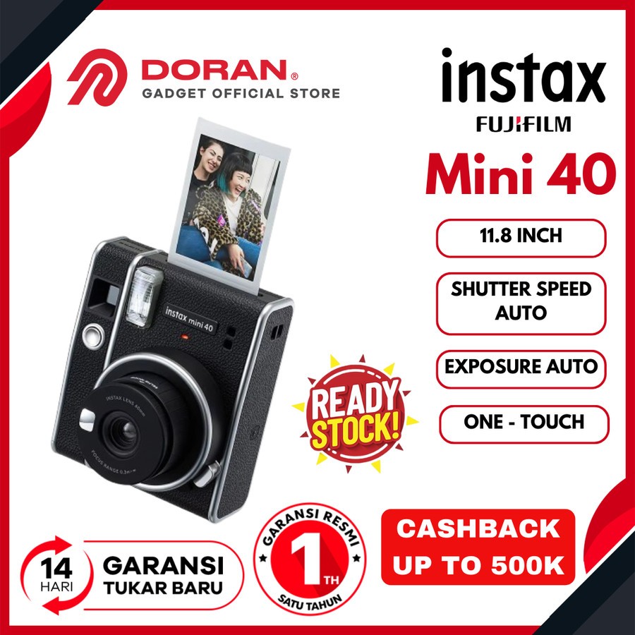 Jual Fujifilm Instax Mini 40 Instant Camera - Fuji Instax Kamera Instan ...