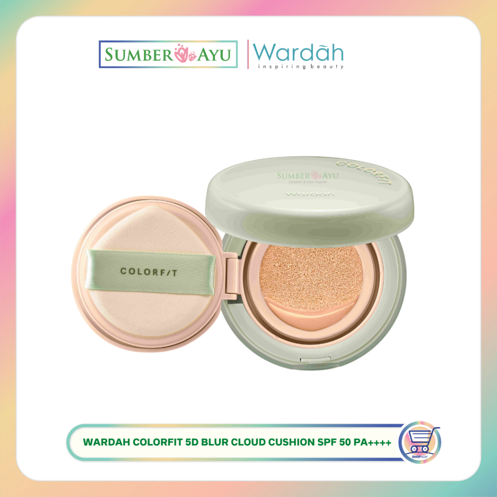 Jual SUMBER AYU WARDAH COLORFIT 5D BLUR CLOUD CUSHION SPF 50 PA ...