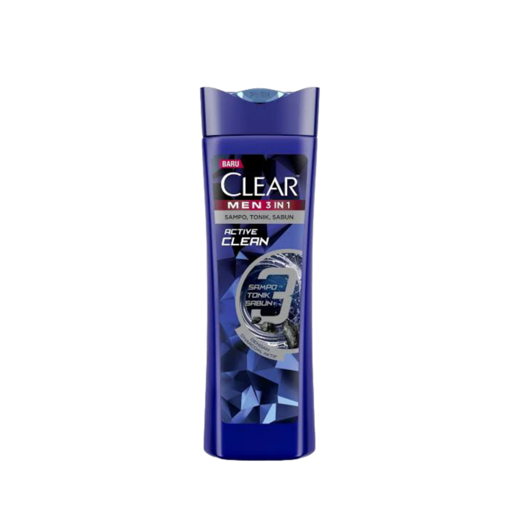 Jual CLEAR Men 3-in-1 Shampoo Active Clean Botol [160mL] | Shopee Indonesia