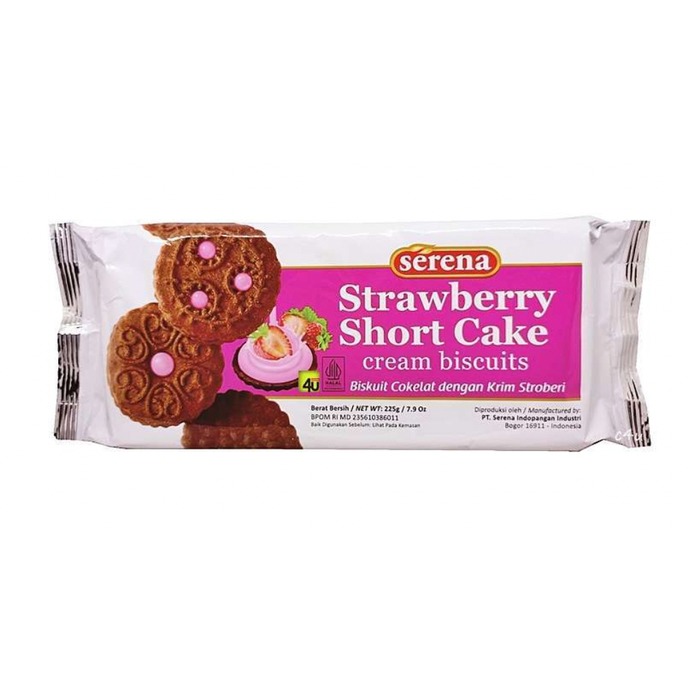 Jual Serena Strawberry Shortcake Cream Rasa Strawberry | Shopee Indonesia
