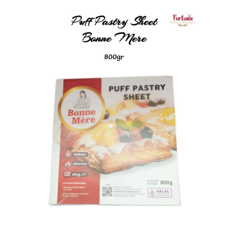 Jual Bonne Mere Puff Pastry Sheet 800g(Hanya kiriman Instan) | Shopee ...