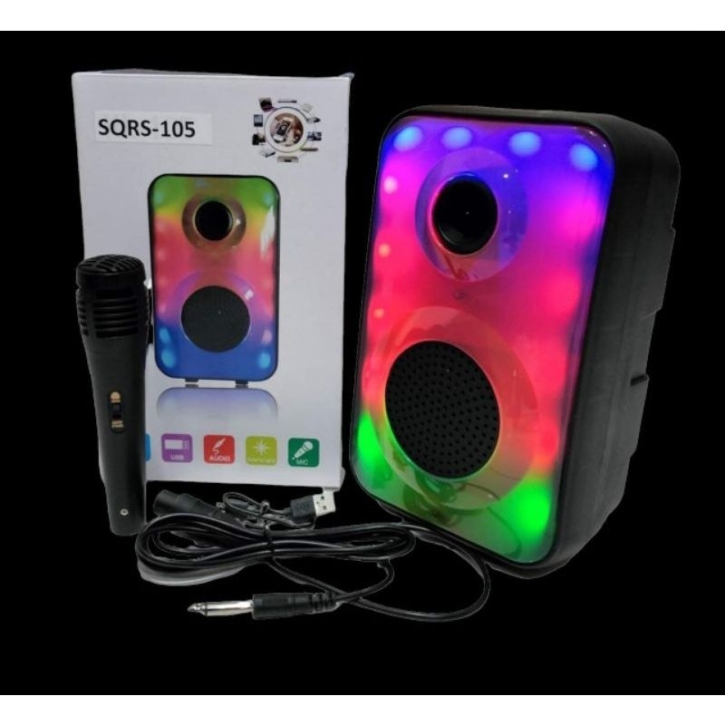 Jual SPEAKER BLUETOOTH SQRS-105 | SALON MINI SUARA MANTAB TERDAPAT 1 ...