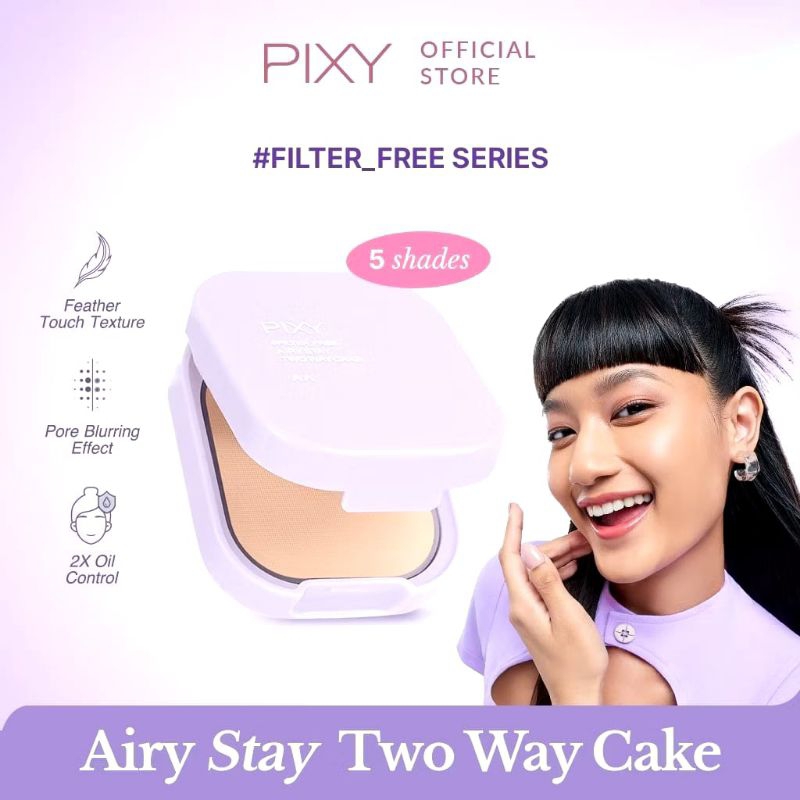 Jual PIXY Airy Stay Two Way Cake 4gr | Shopee Indonesia