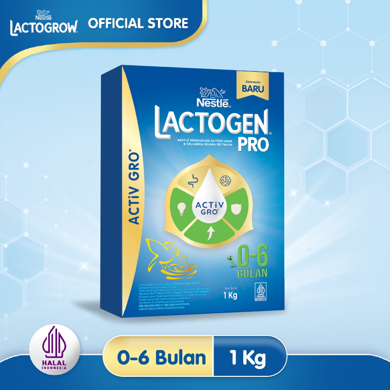 Jual Nestle LACTOGEN PRO 0-6 Bulan ACTiVGRO Susu Formula Original ...