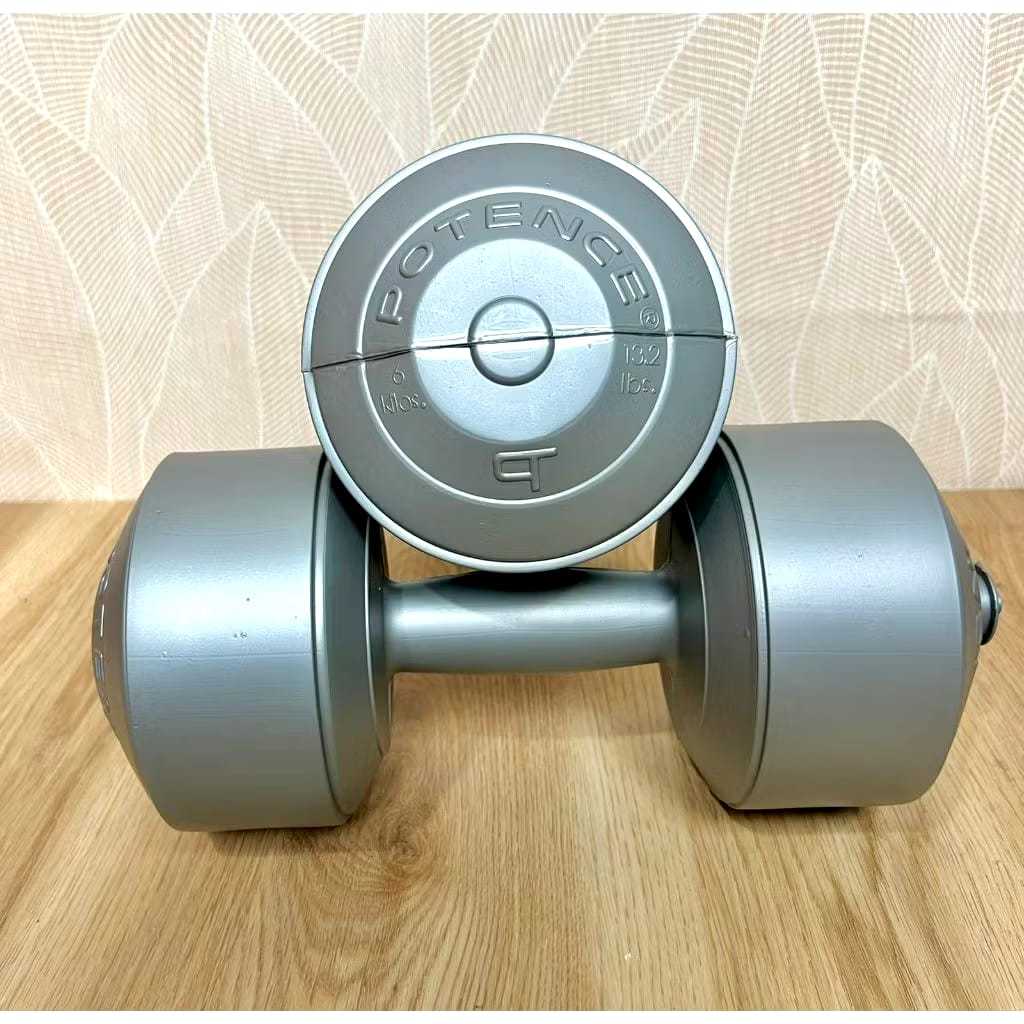 Jual (Tiger) Barbel dumble plastik kosongan 10 kg free box packing (1pc ...