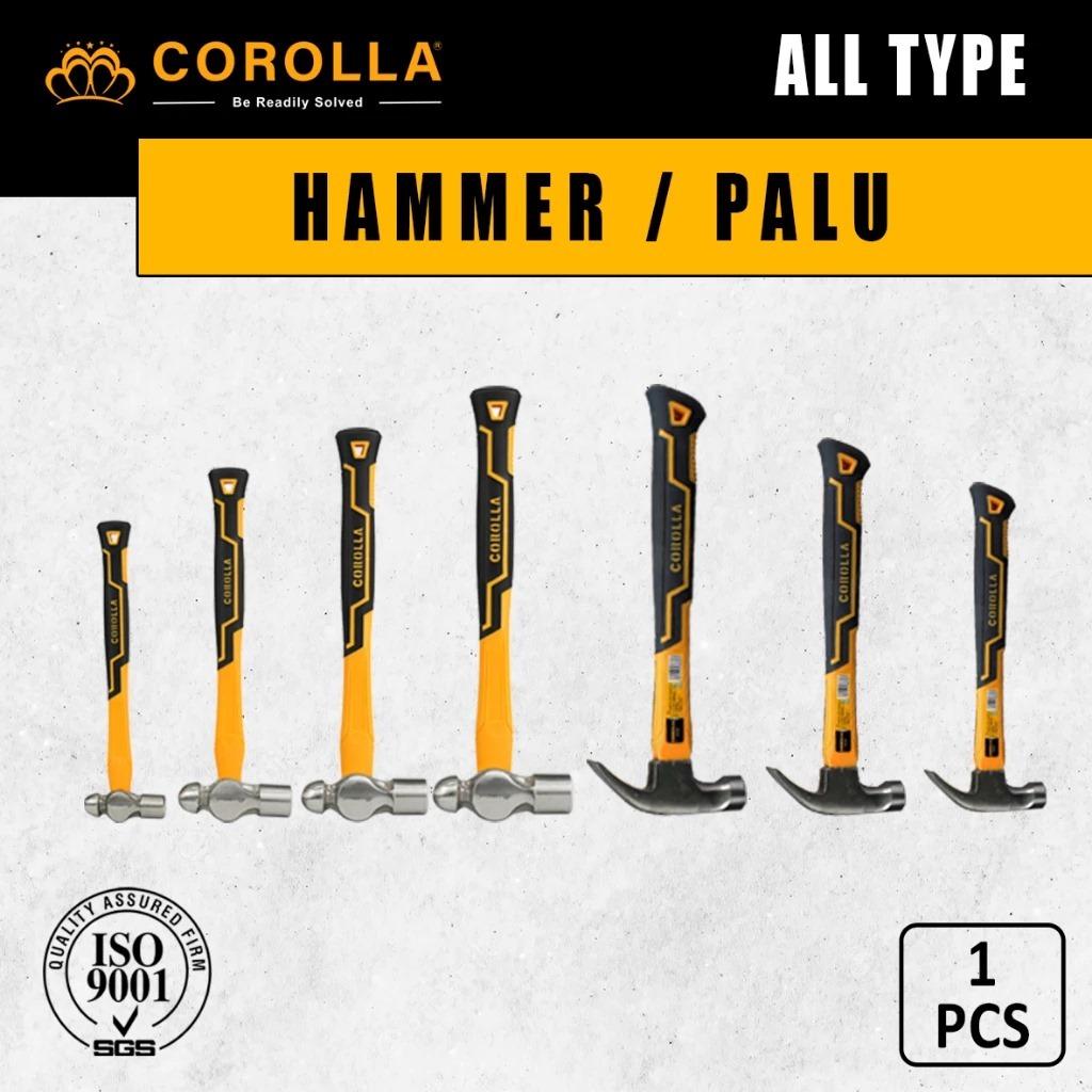 Jual Corolla Palu Konde Palu Kambing Gagang Karet Fiber Hammer / Ball ...